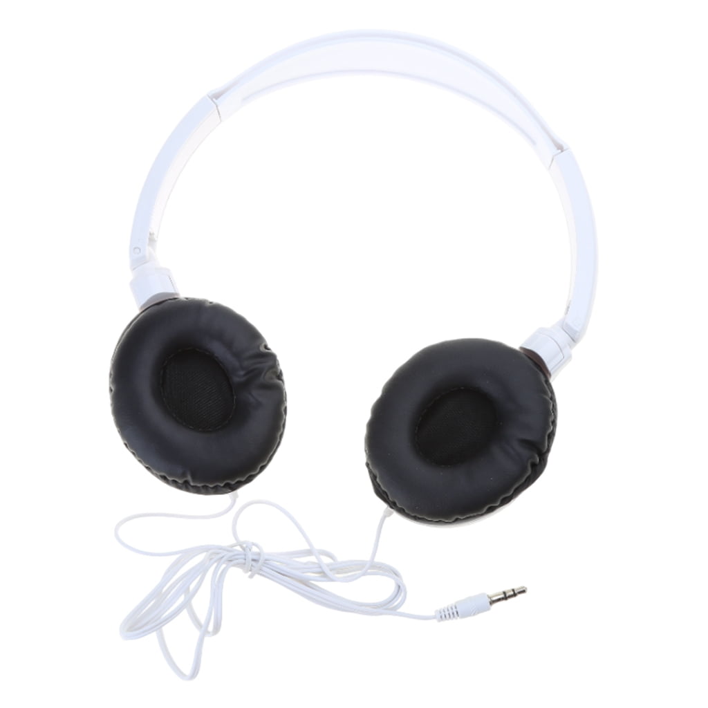 Necvior Over the Ear Wire Stereos Headphones Flexible Adjustable ...