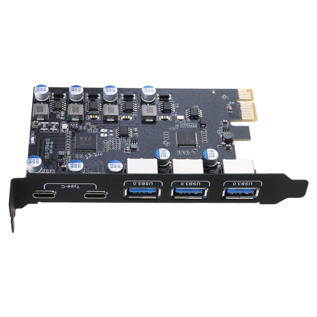 Necvior PCIe4.0 x16 Card 10Gbps 4 Port PCIE Expansion Card PC Internal USB 3.0 Hub PCIe ...