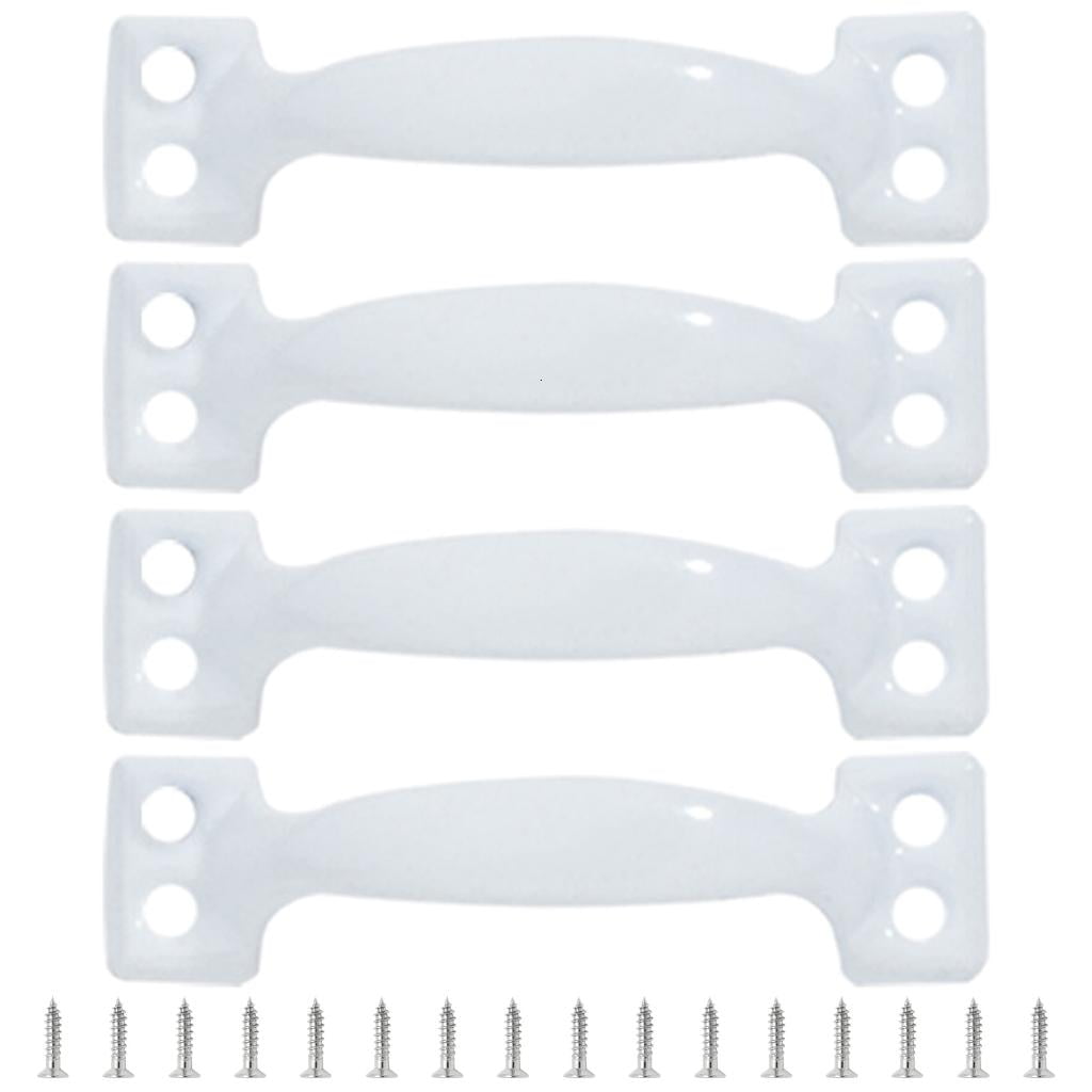 Necvior Pack Of 4 Iron Handles for Wood Fence Gates Metal Furniture ...