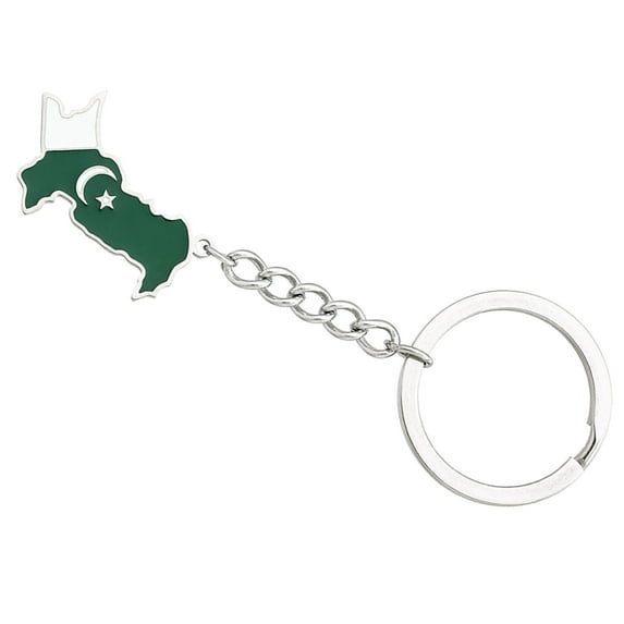 Necvior Pakistan Map Keychain Unique Flag Shapes Key Chain Stylish ...