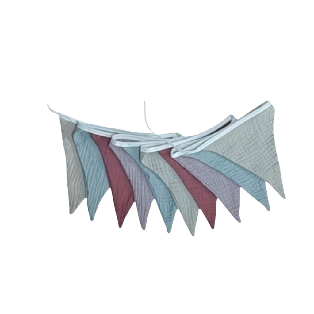 Necvior Pennant String Garlands for Children Bedroom Cotton Bunting ...