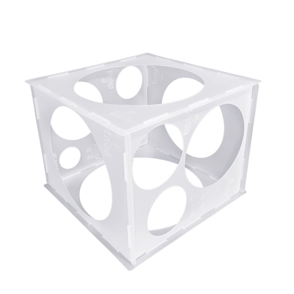 Necvior Plastic Balloon Sizer Box Cubes Balloon Size Measurement Tool ...