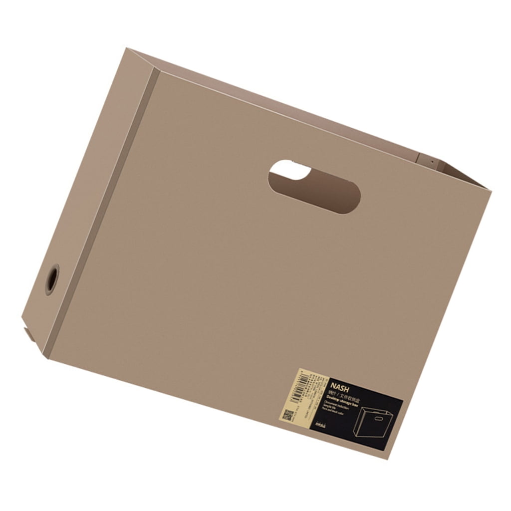 Necvior Plastic File Storage Box Large Capacity Desk Organizer File Box ...