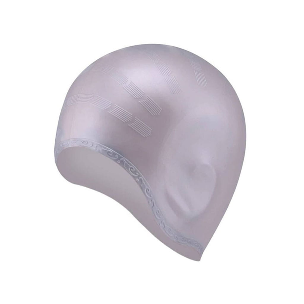 Necvior Pool Hat Hair Protections Silicone Pool Swimming Hat Swim Head ...