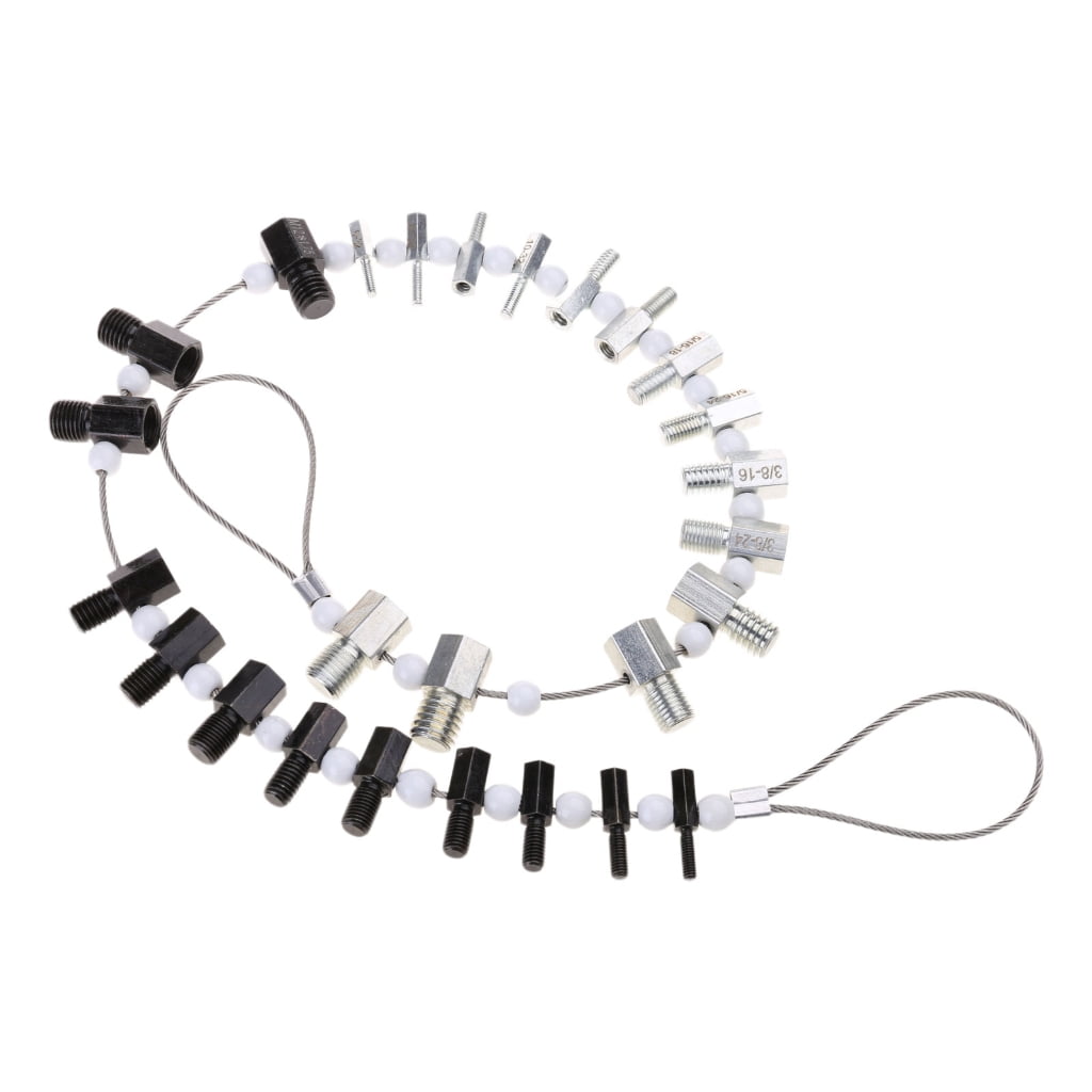 Necvior Portable Inspection Measuring Tool Inch Metric Bolt Nut Screw ...