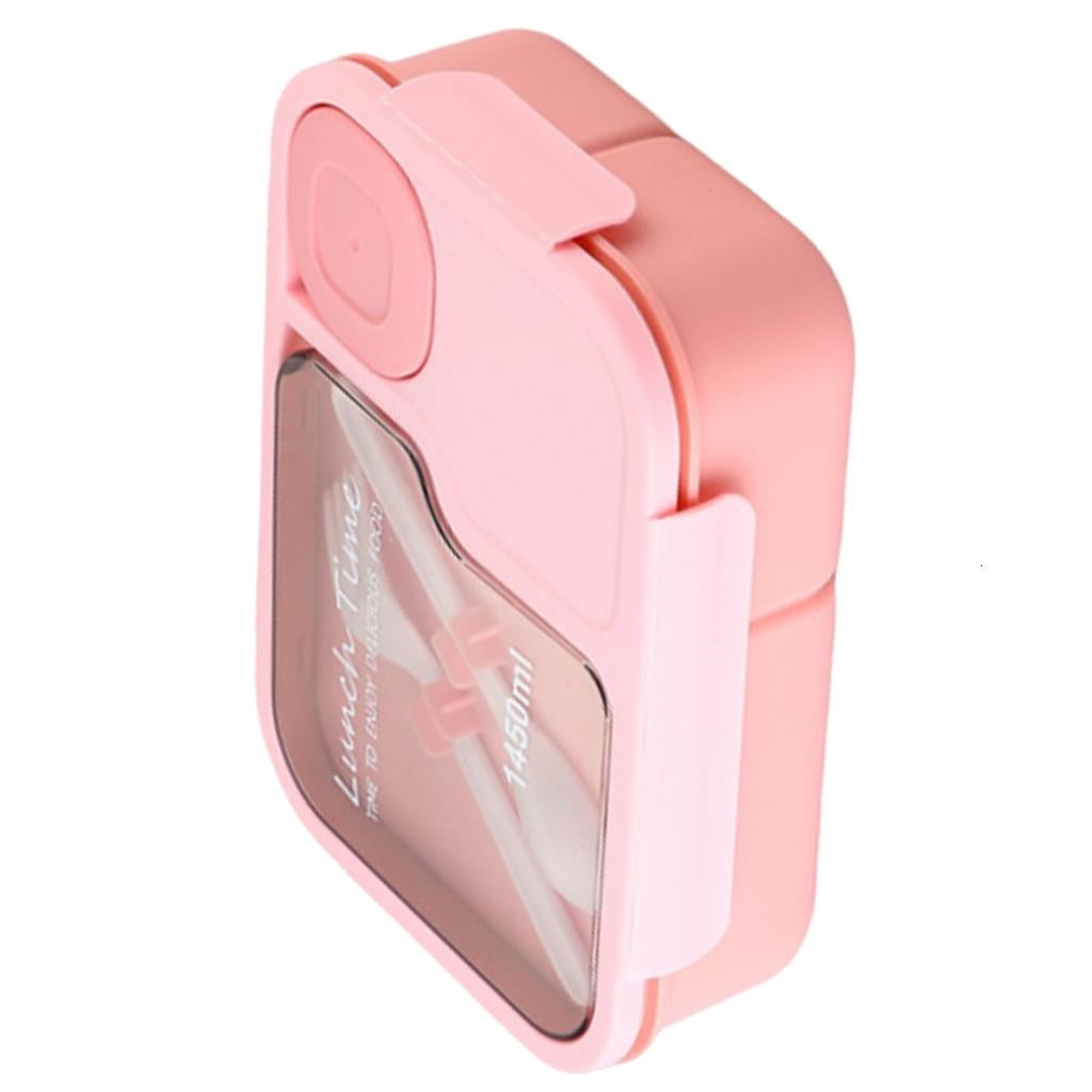 Necvior Portable Lunch Box Set With Utensils Functional Food Storage ...