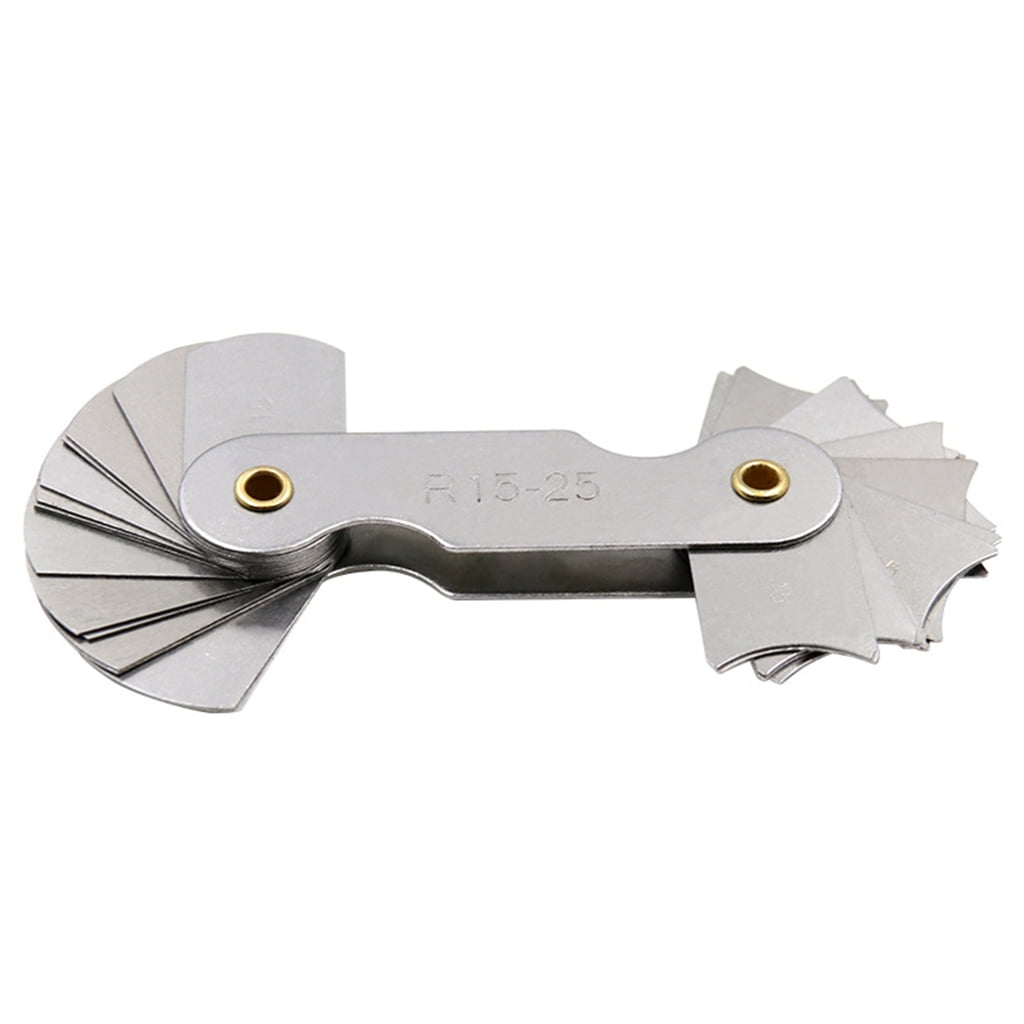 Necvior Portable Radius- Fillet-Gauge Set Metal Concave Convex Arc ...