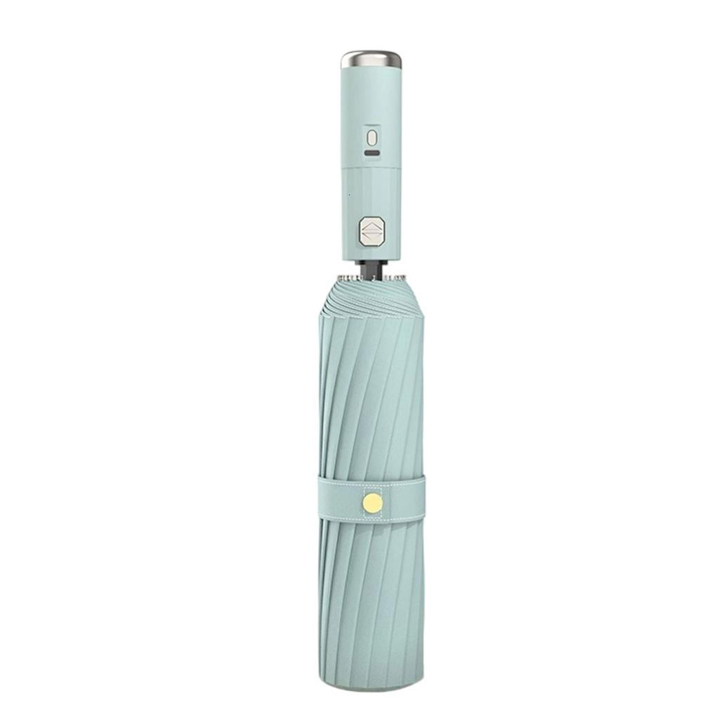 Necvior Portable Sun Rain Umbrella with Builts In USB C Rechargeable ...