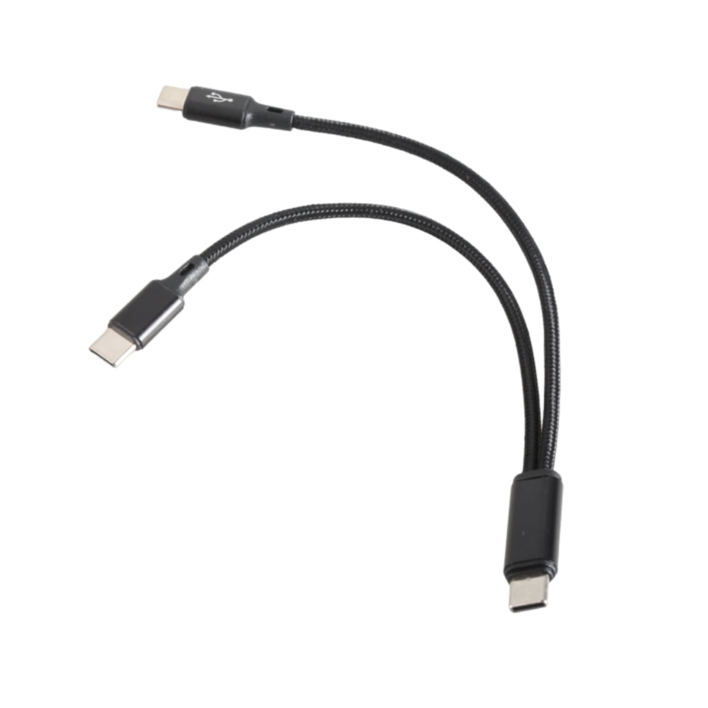 Necvior Portable USB C Male to 2 USB C Male Y Splitter Cable USB C ...