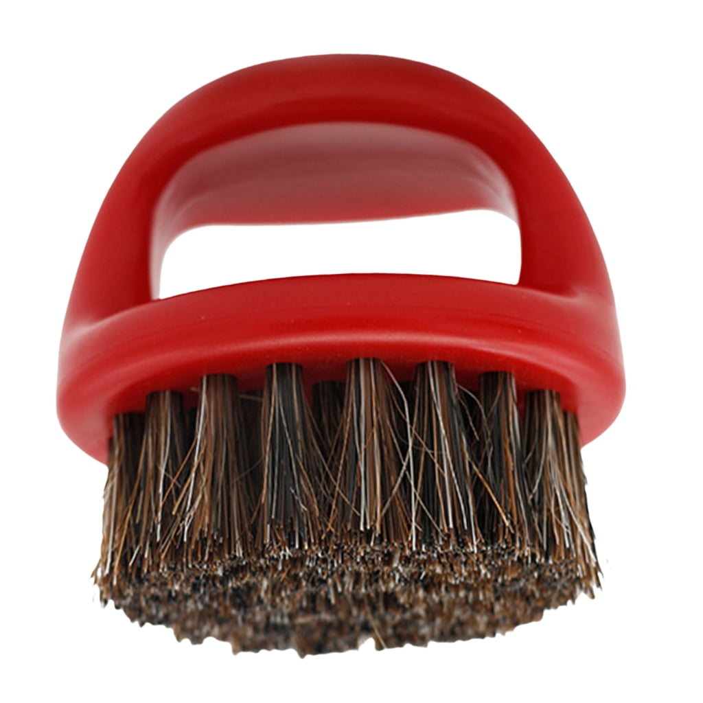 Necvior Practical Boar Hair Men's Beard Brush with Comfort Grip Hole ...