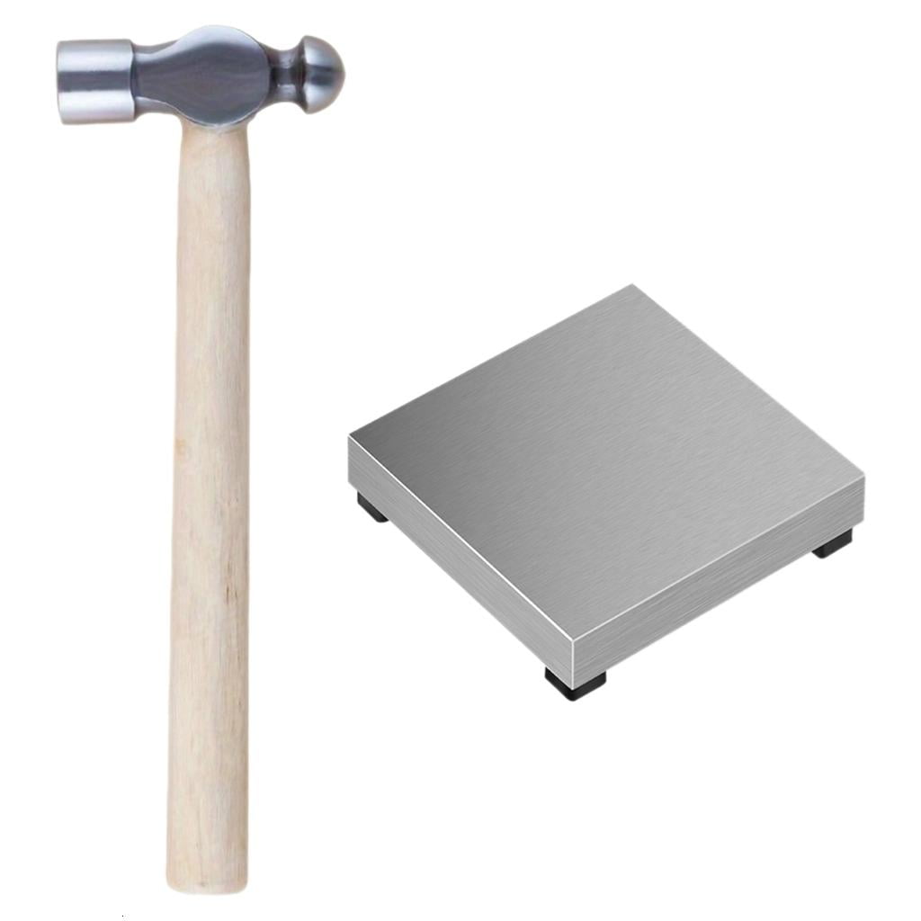 Necvior Jewelry Crafting Tool Stamping Hammer Metal Jewelry Stamping ...
