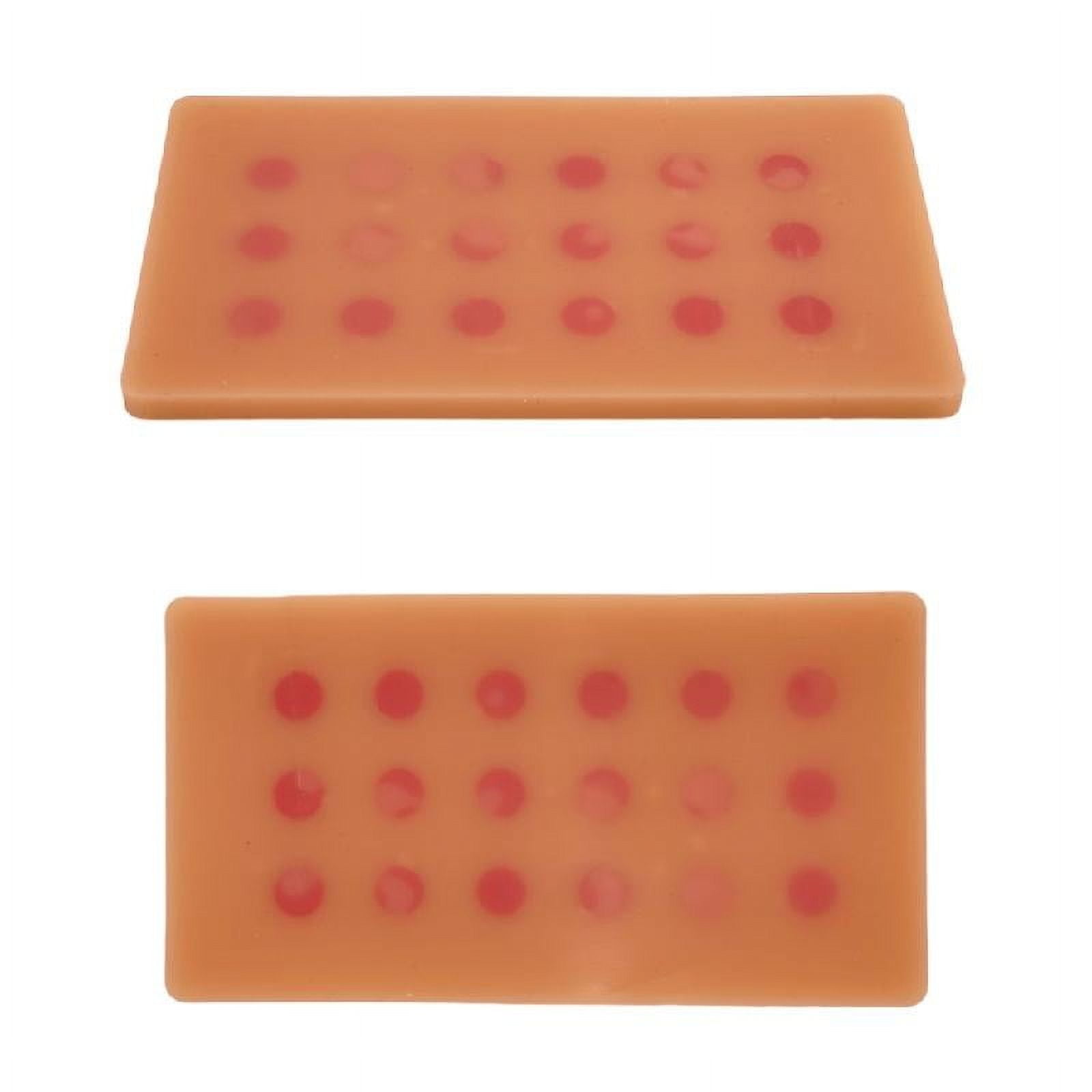 Necvior Practice Pad, Medical Training Skin Model with 18 Injections ...