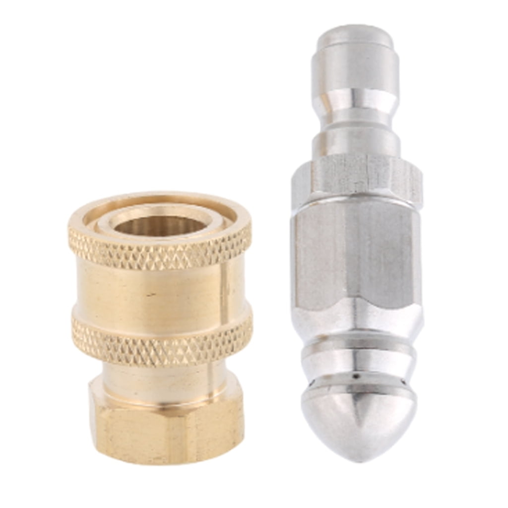 Necvior Pressure Washer Adapter Set Stainless Steel Quick Connector ...