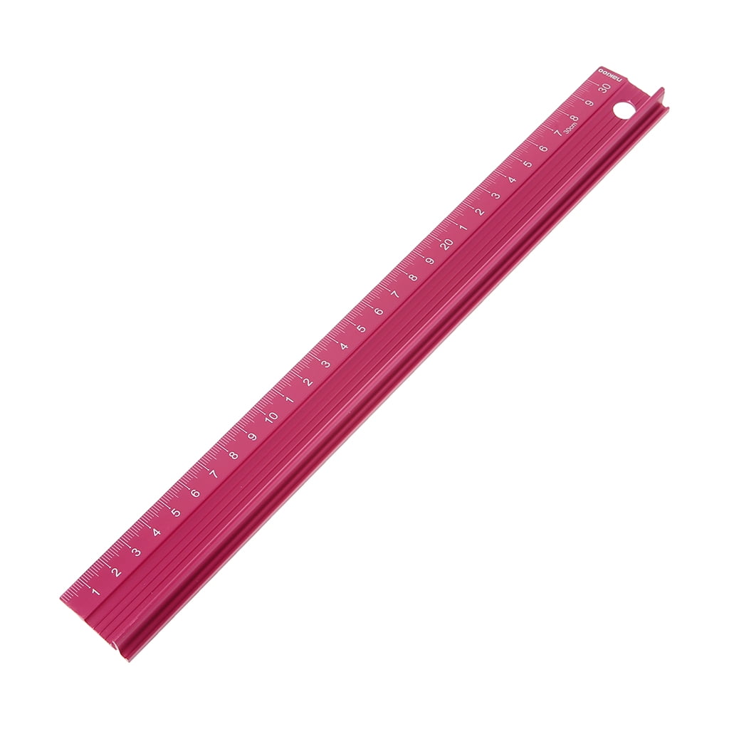 Necvior Professional Aluminum Alloy Straight Ruler Protective Scale ...