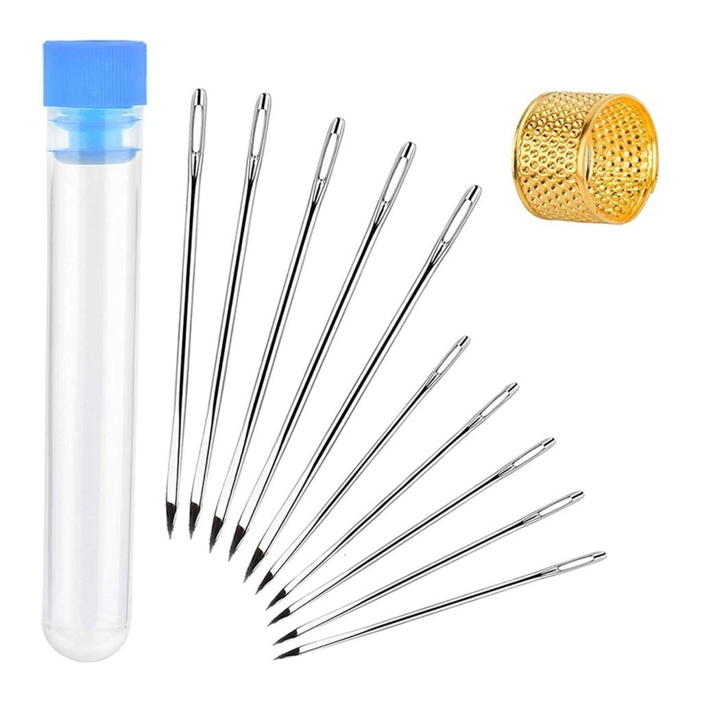 Necvior Professional Hand Sewing Stitching Needle Tools with Storage ...