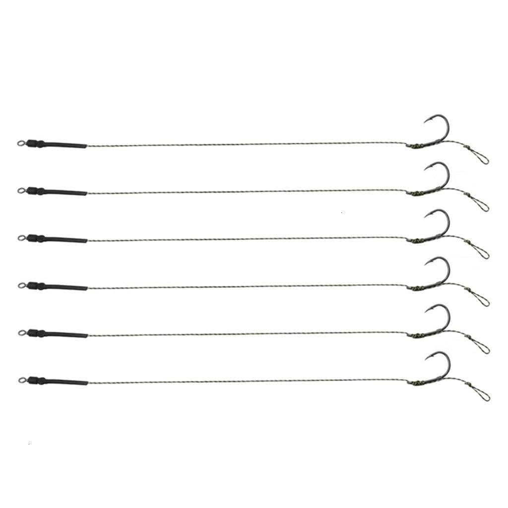 Necvior Professional Strong Strength Hair Rig Fishing Hook Tied Boilie ...