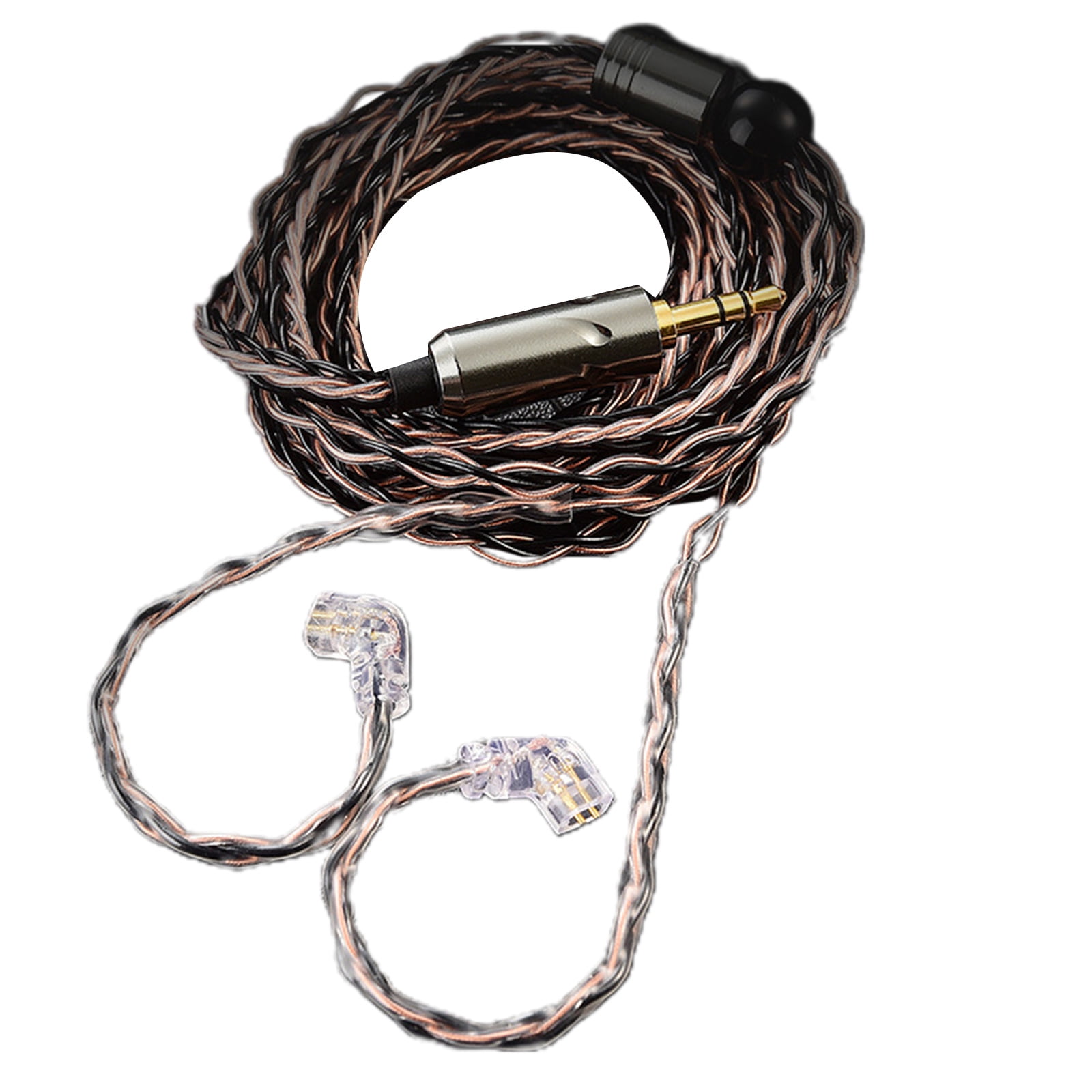 Necvior QKZ T1 8 Core TC Silver Plated Hifi Earphone Cable Headset ...