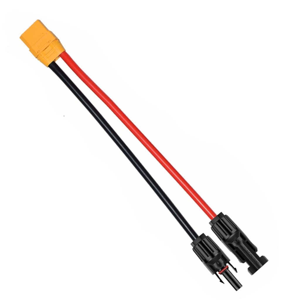 Necvior Quality Solar Connectors to XT90 Adapter Extension Cord for ...