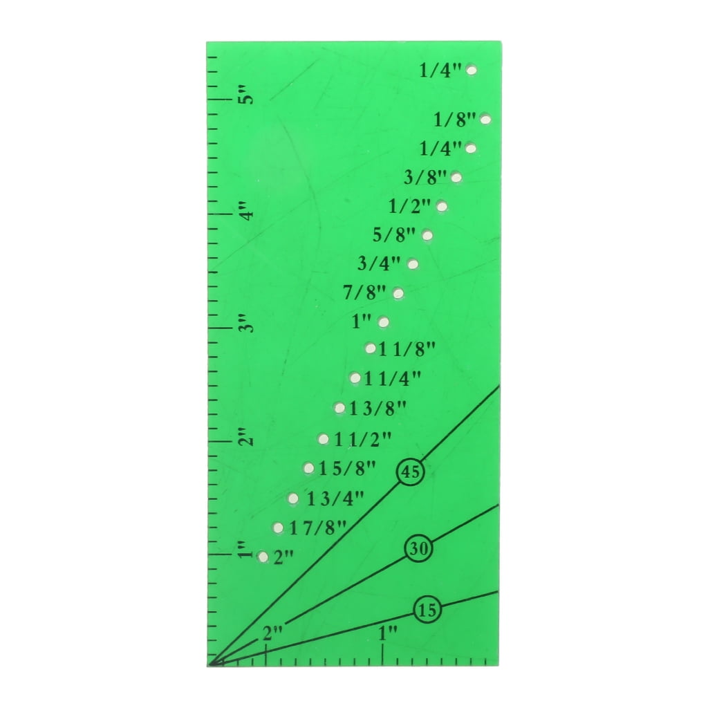 Necvior Quilting Seam Guide Ruler Sew Seam Allowance Ruler with 45 ...