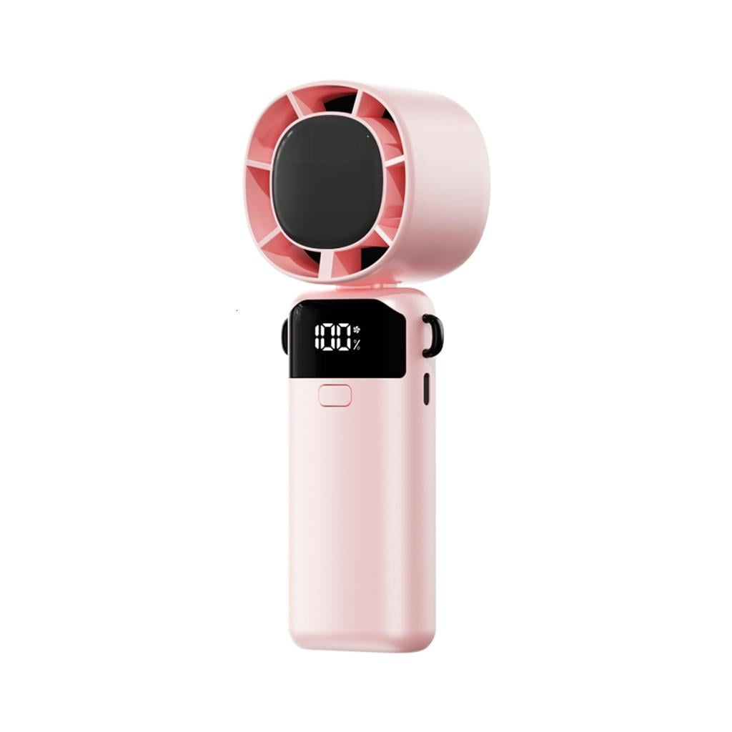 Necvior Rechargeable Handheld Fan with Cold Compress 100 Speed For ...