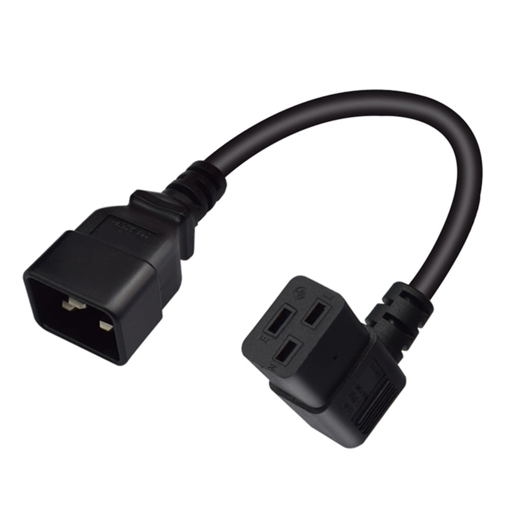 Necvior Efficient 16A 250V Power Cord Right IEC320 C19 to C20 Power ...