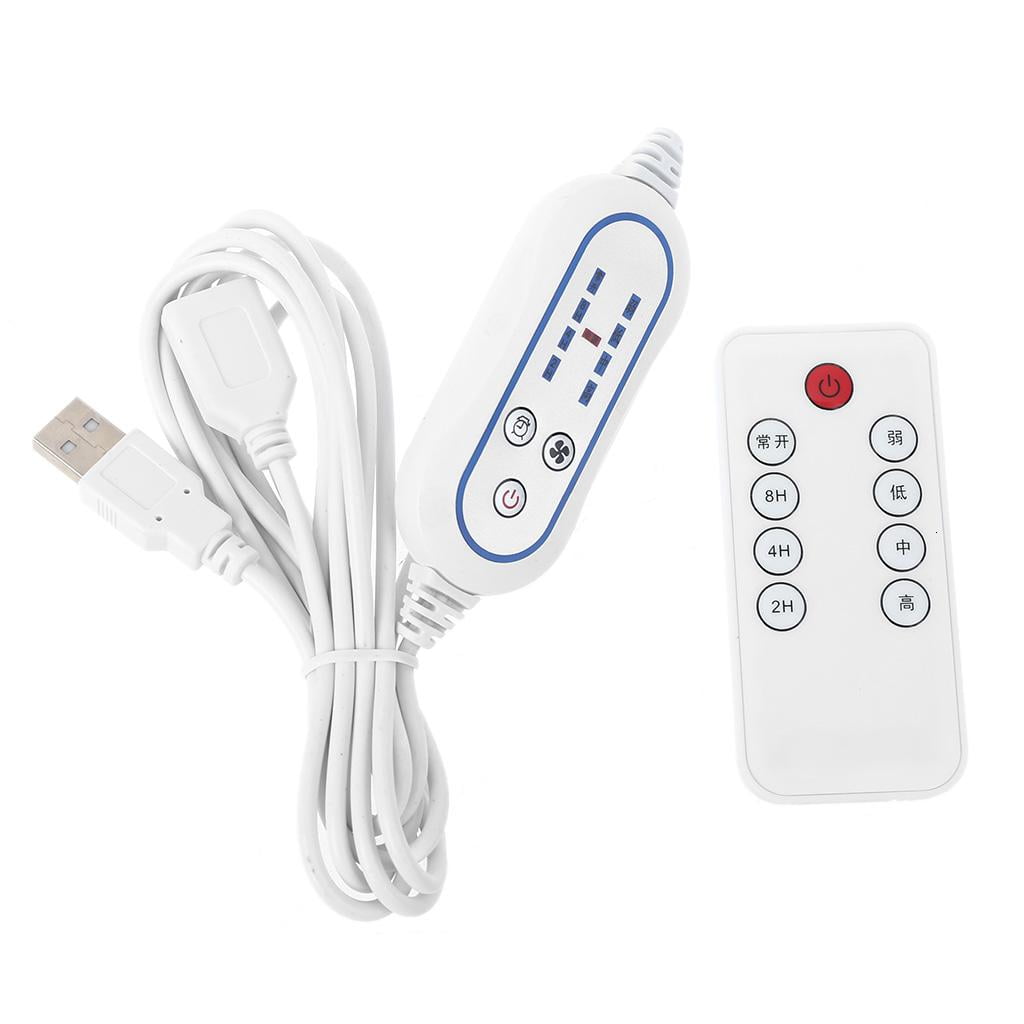 Necvior Remote Control with Timing Function ON OFF Switch 4 Speed ...