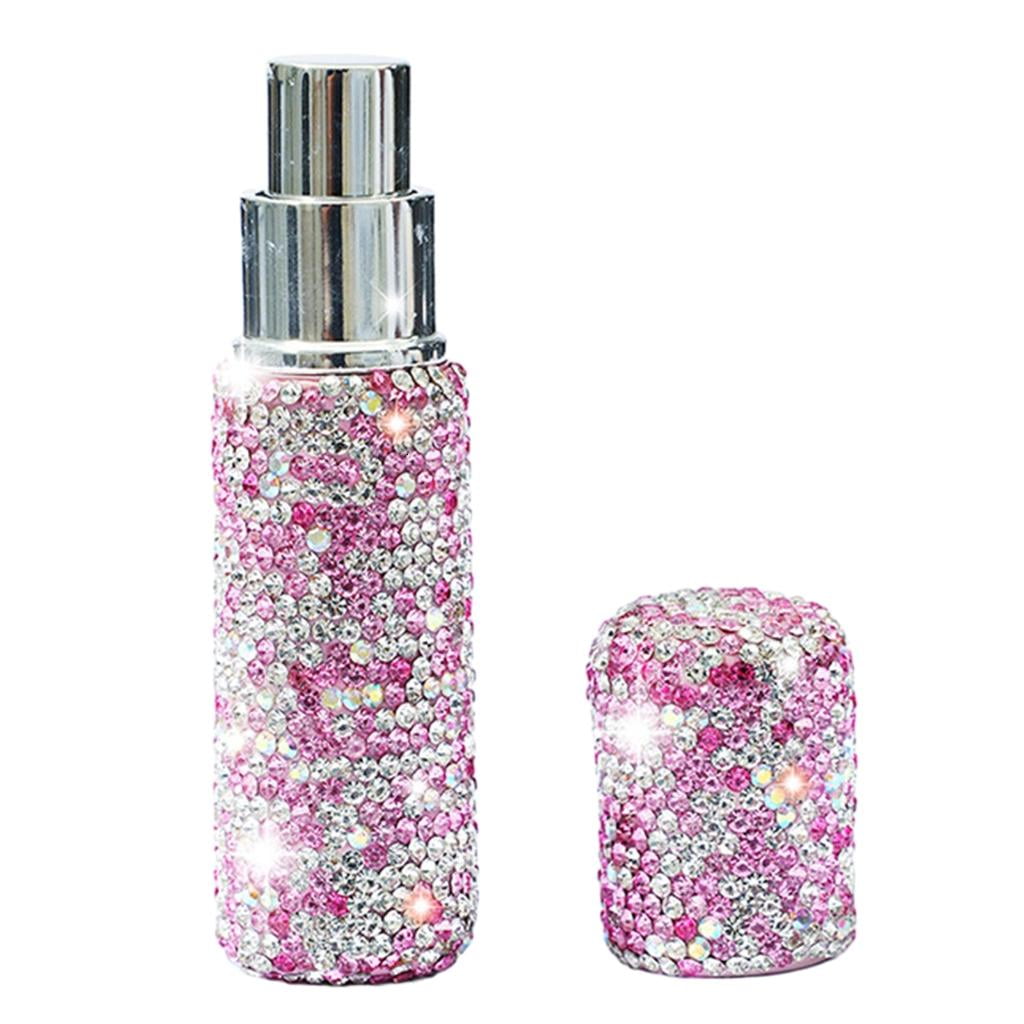 Necvior Rhinestone Perfumes Travel Refillable Perfumes Atomizer Bottle ...