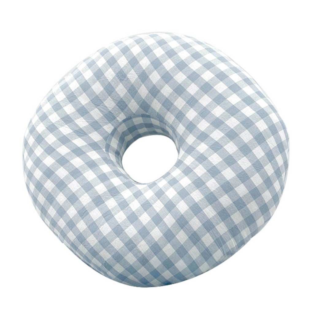 Necvior Round Cushion Pillow with Ear Hole for Side Sleepers, Comfort ...