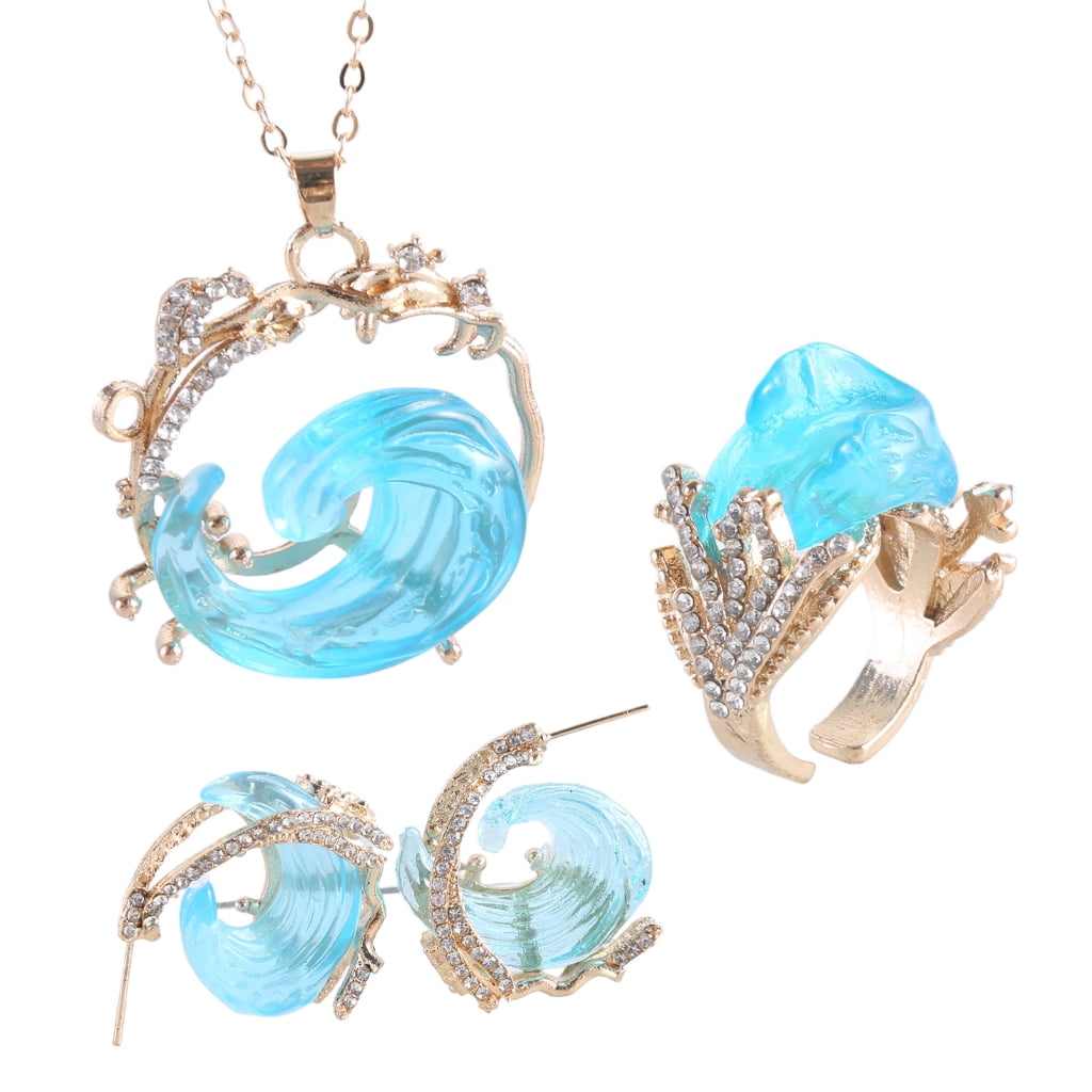 Necvior Seaside Jewelry Accessory Pack Stylish Necklace and Earrings ...