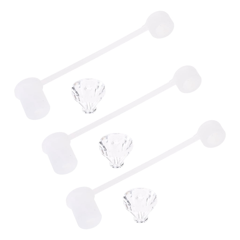 Necvior Set of 3 Practical Straw Attachments Straw Cover Practical ...