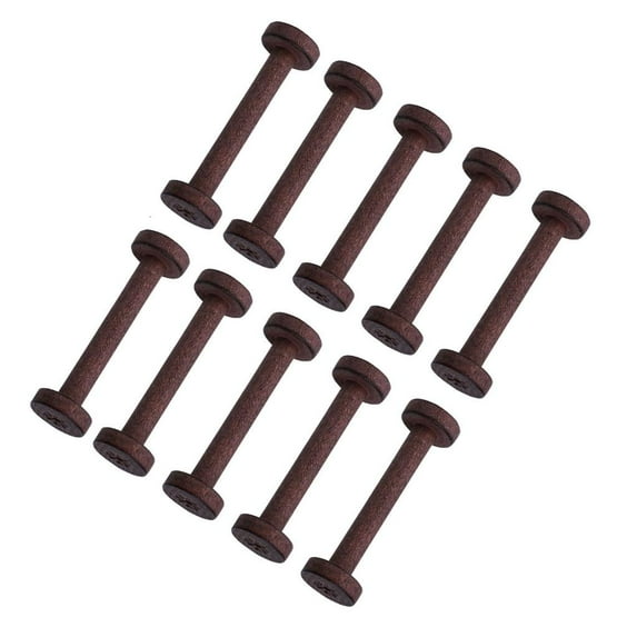 Necvior Sewing Thread Bobbins Spool for Sewing Thread Storage, Wood ...