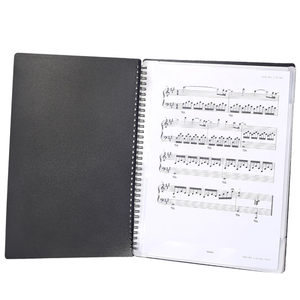 Necvior Sheet Music Folder Spirals Binder Organizer Sheet Music Binder ...