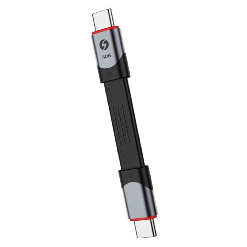 Necvior Short Usb4 TypeC Cable PD240W Type-C 40Gbps Fast Charging Cord ...