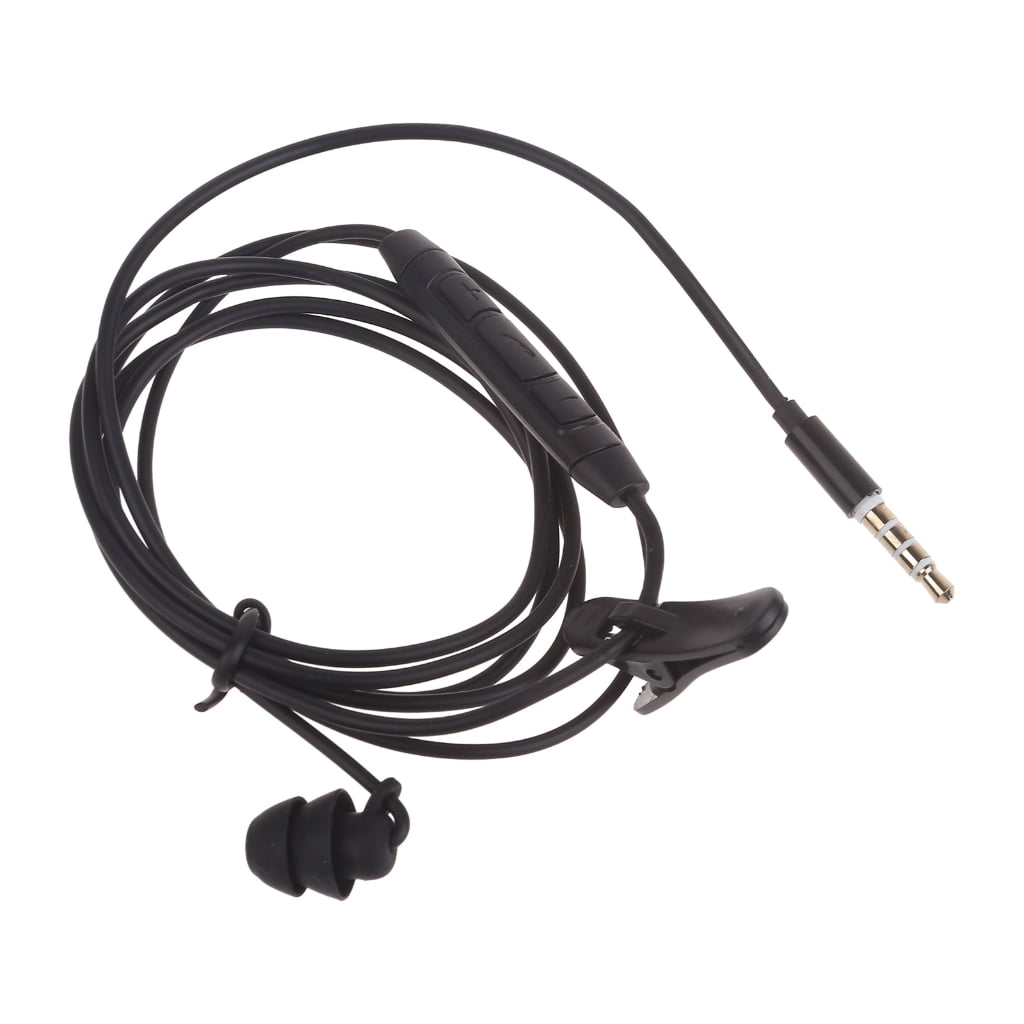 Necvior Single Earphone Side Earplugs with Microphone Single-Ear Earbud ...