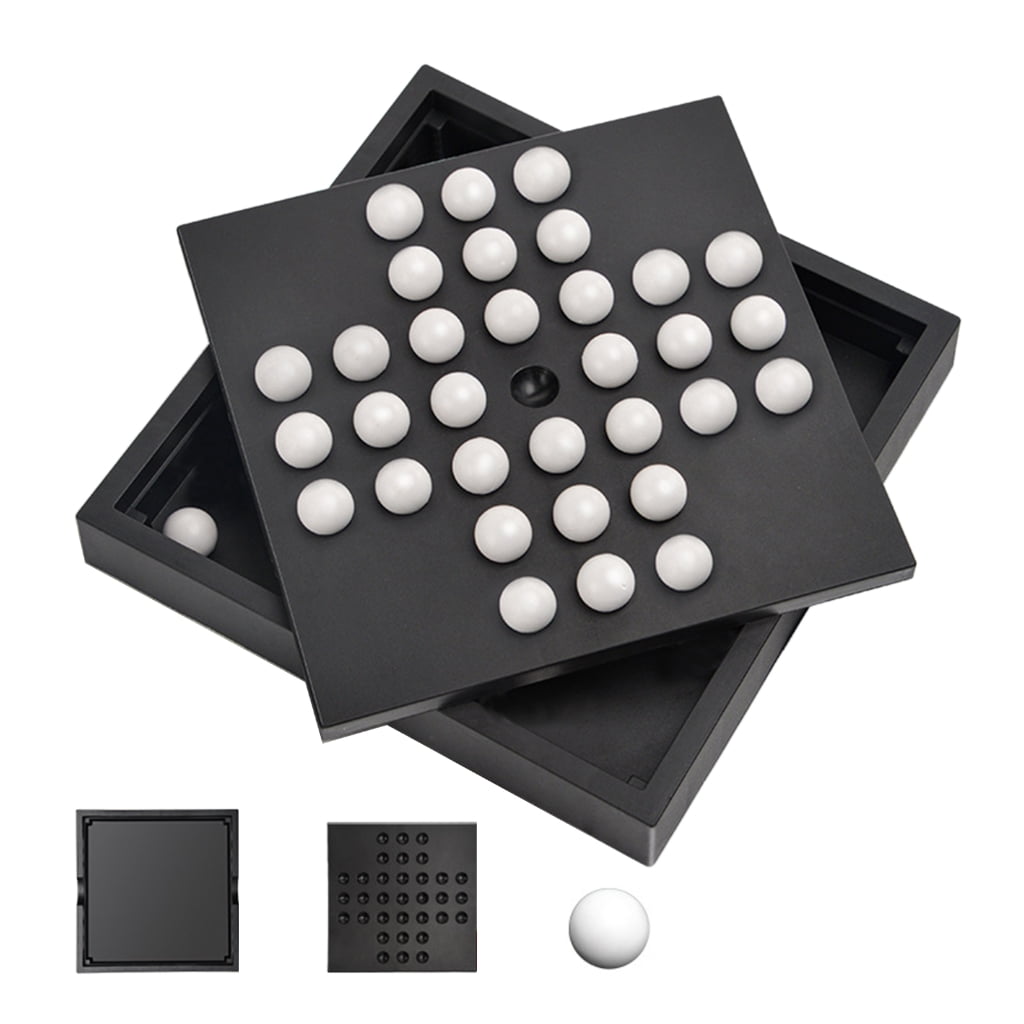 Necvior Single Player Strategic Checkers Board Game Puzzle Board Game ...