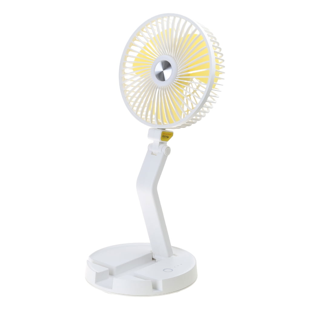 Necvior Small Desktop Cooling Fan USB Rechargeable Desk Fan 3 Speed ...