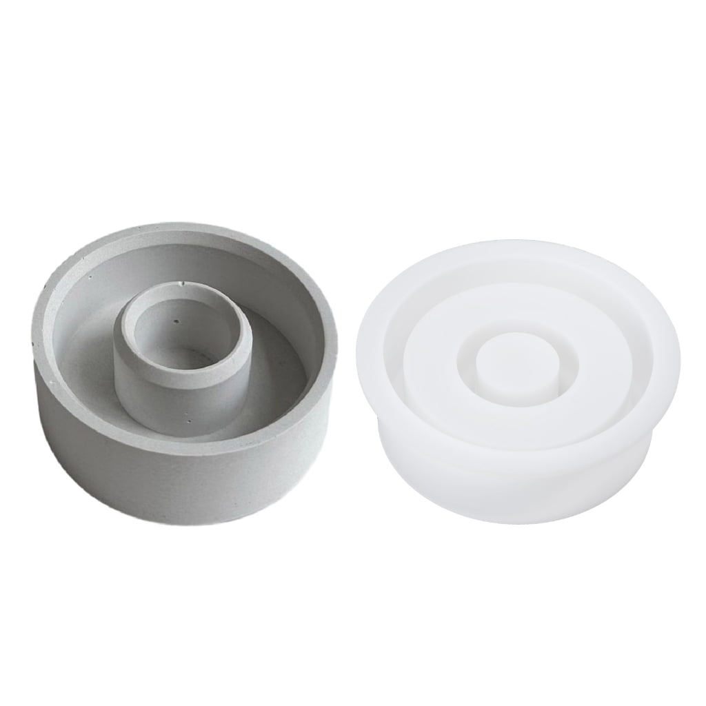 Necvior Small Round Mirror Mold Resin Casting Silicone Mold Suitable ...