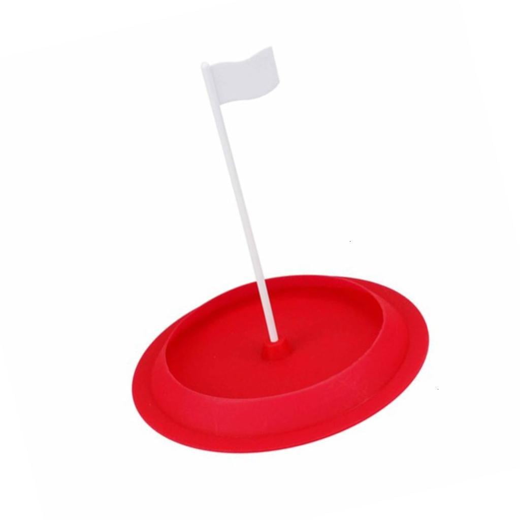 Necvior Soft Rubber Golf Practice Putting Cup Golf Putter Green Cup ...