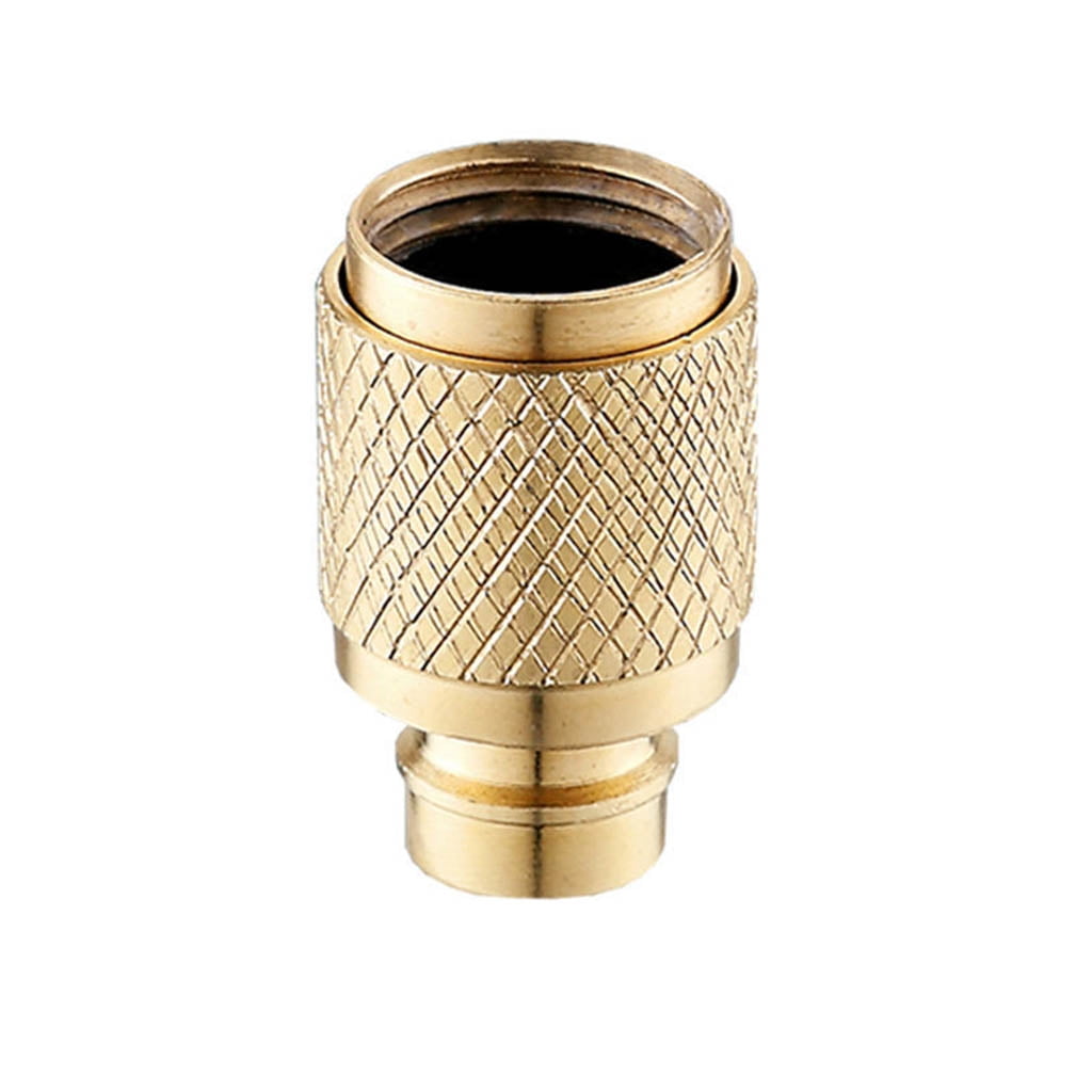 Necvior Solid Brass Spray Nozzle Garden Hose Adapter Brass Swivel ...