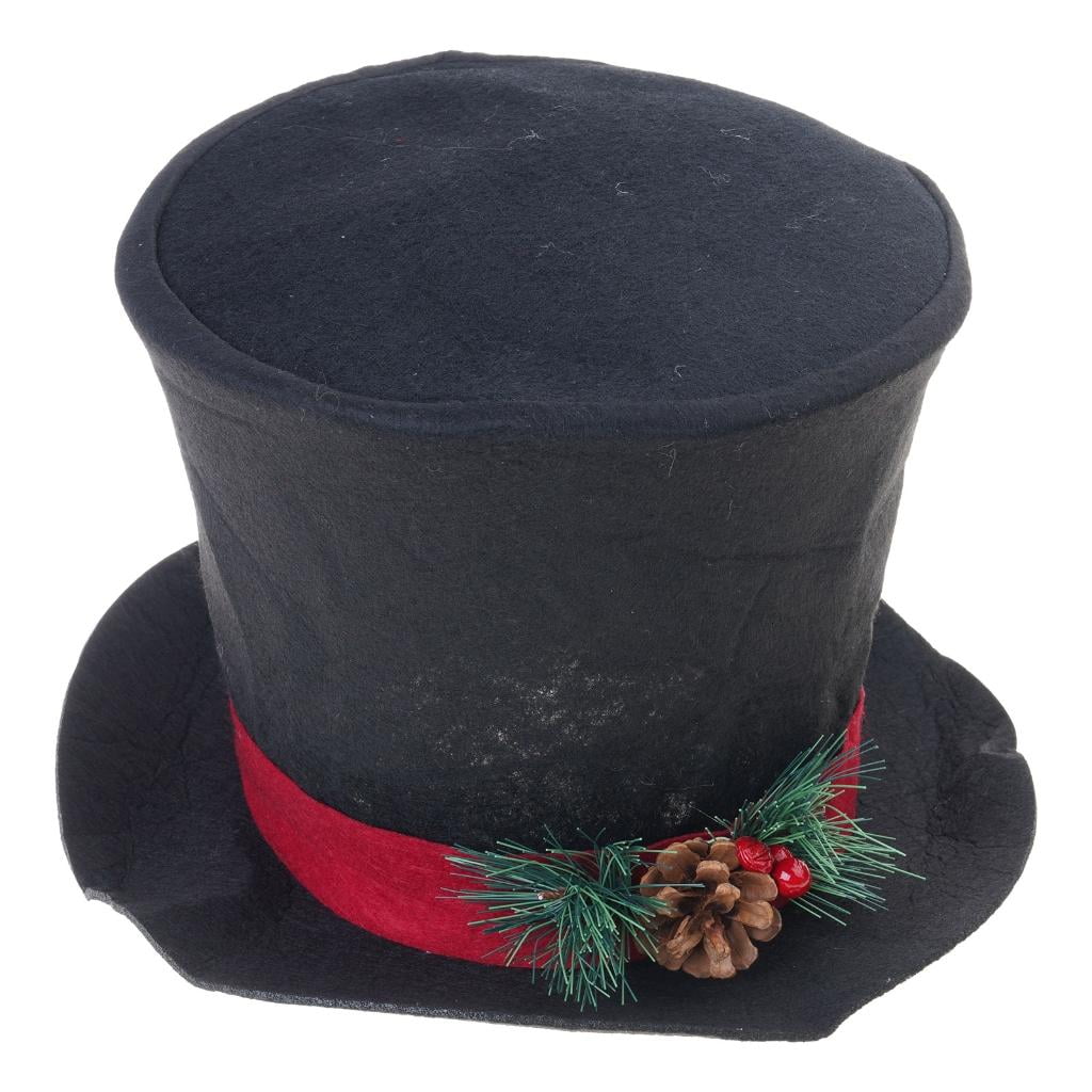 Necvior Solid Cloth Star Hat Tree Toppers For Christmas Decorations ...