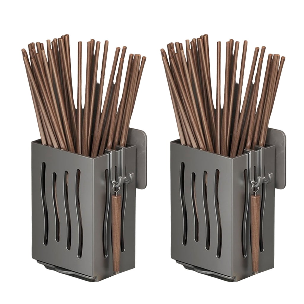 Necvior Space Efficient Cutlery Tube Chopstick Storage Rack with ...