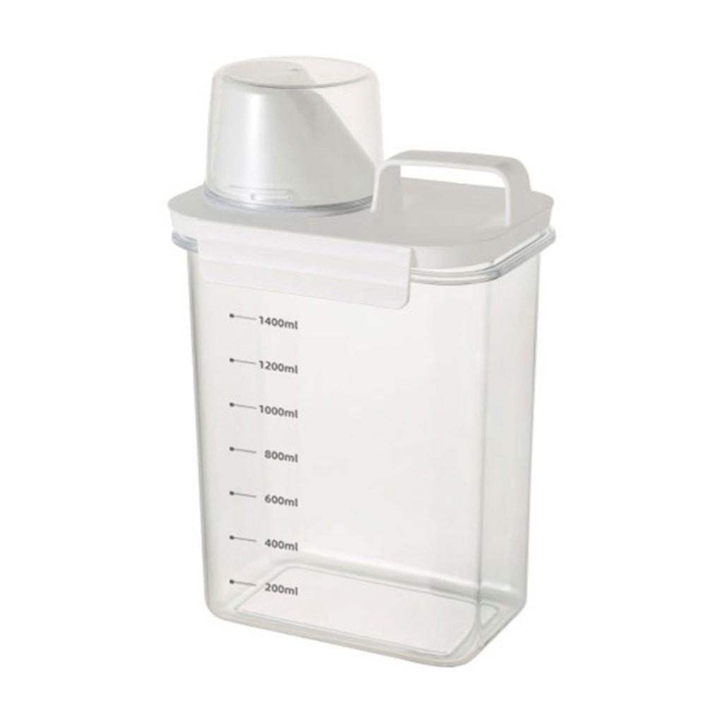 Necvior Space Saving Measuring Cup Storage Canister Plastic Storage ...