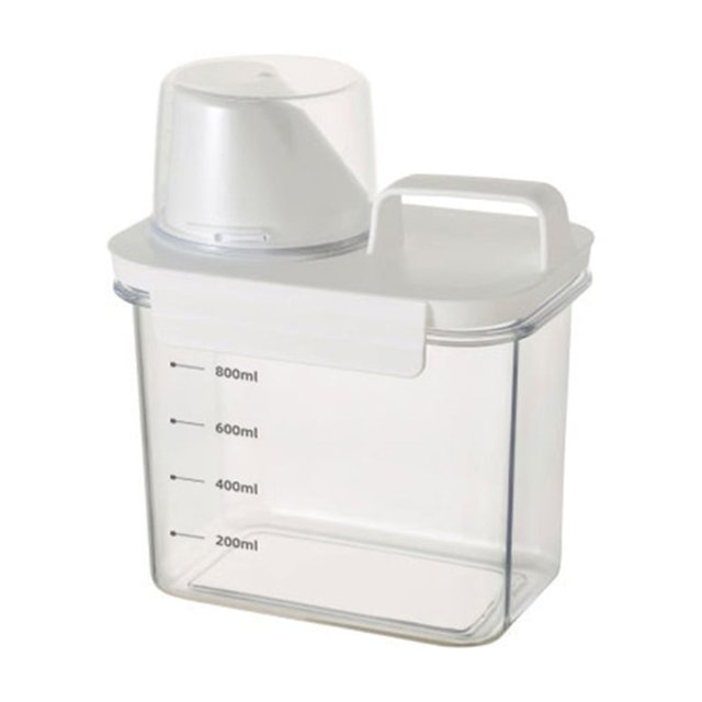 Necvior Space Saving Measuring Cup Storage Canister Plastic Storage ...