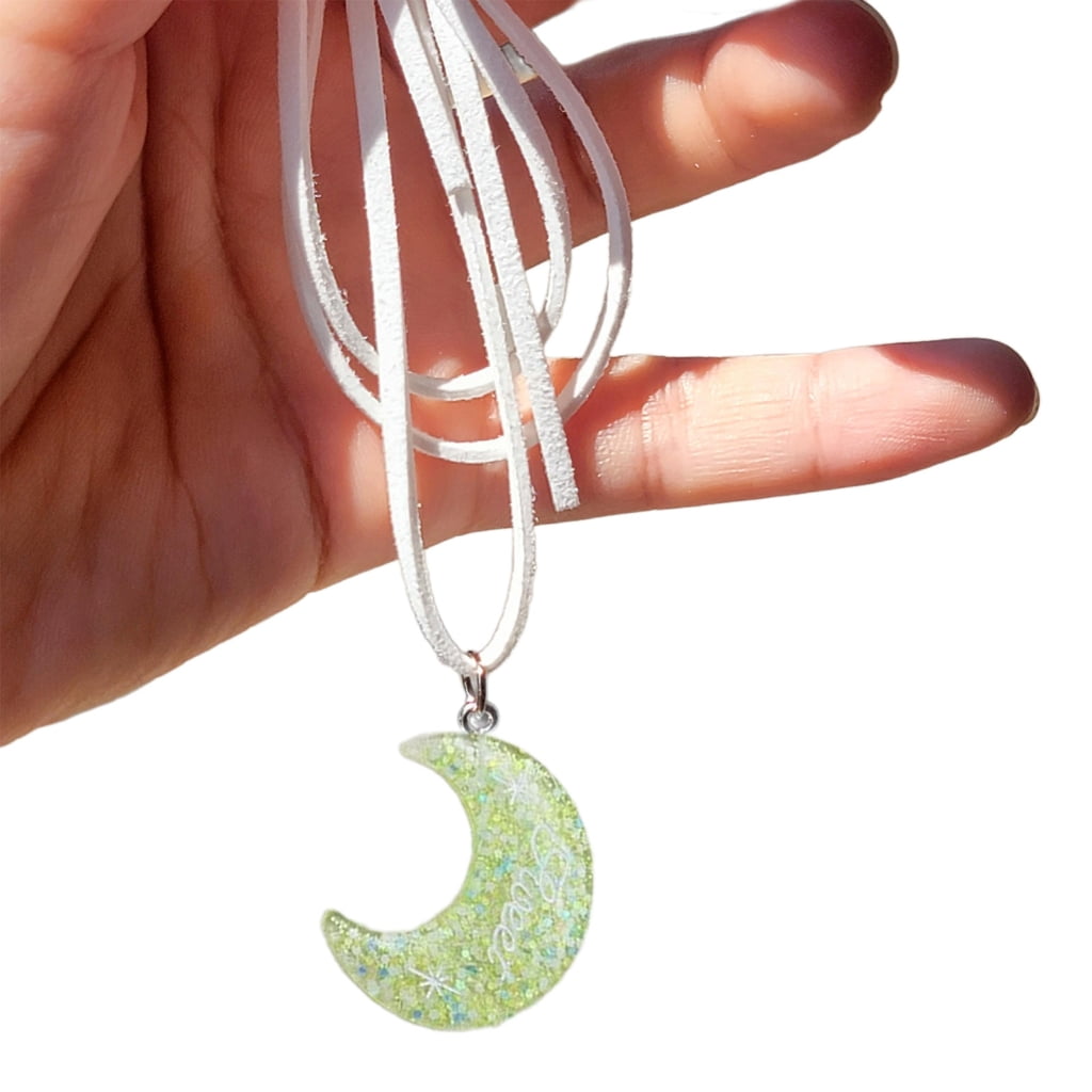 Necvior Sparkling Moon Pendant Necklace Choker Fashion Collar Neck ...