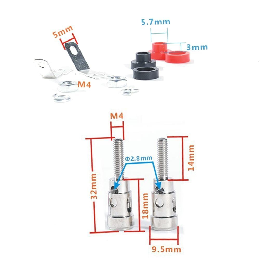 Necvior Speakers Terminal Posts Press Self-Locking Terminals Socket ...