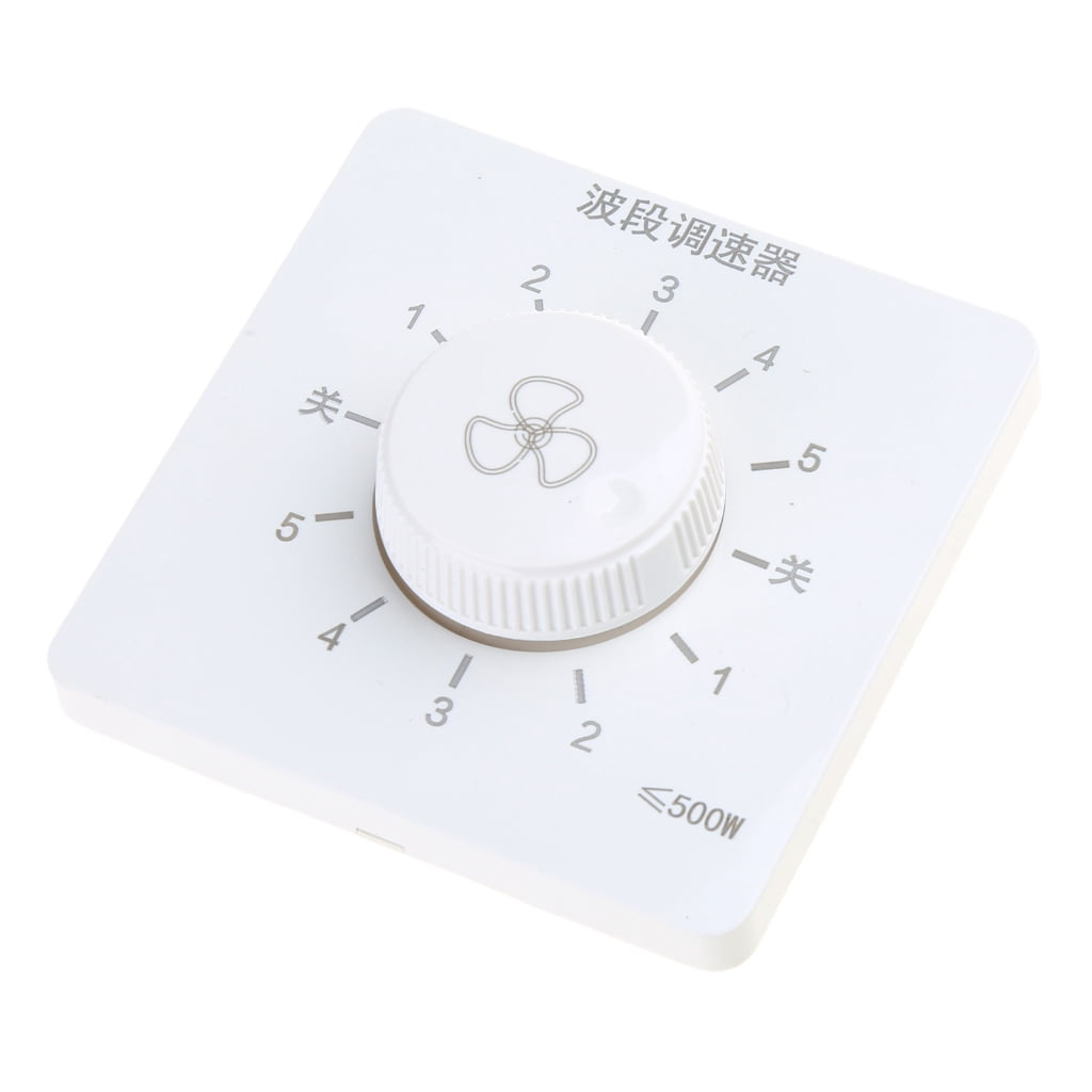 Necvior Speed Controller Modern Wall Panel Switches 86 Type Speed