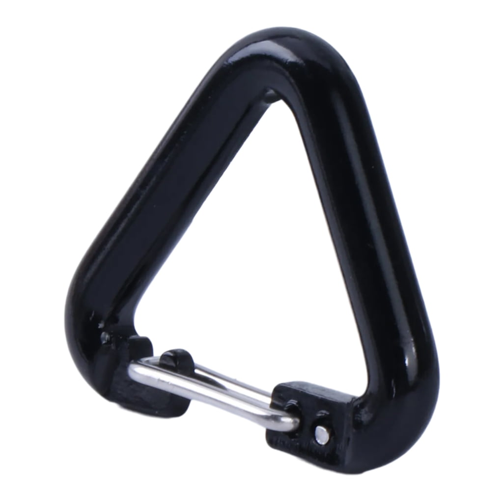 Necvior Spring Locking Carabiner Hikings Clip Spring Lock Aluminum ...