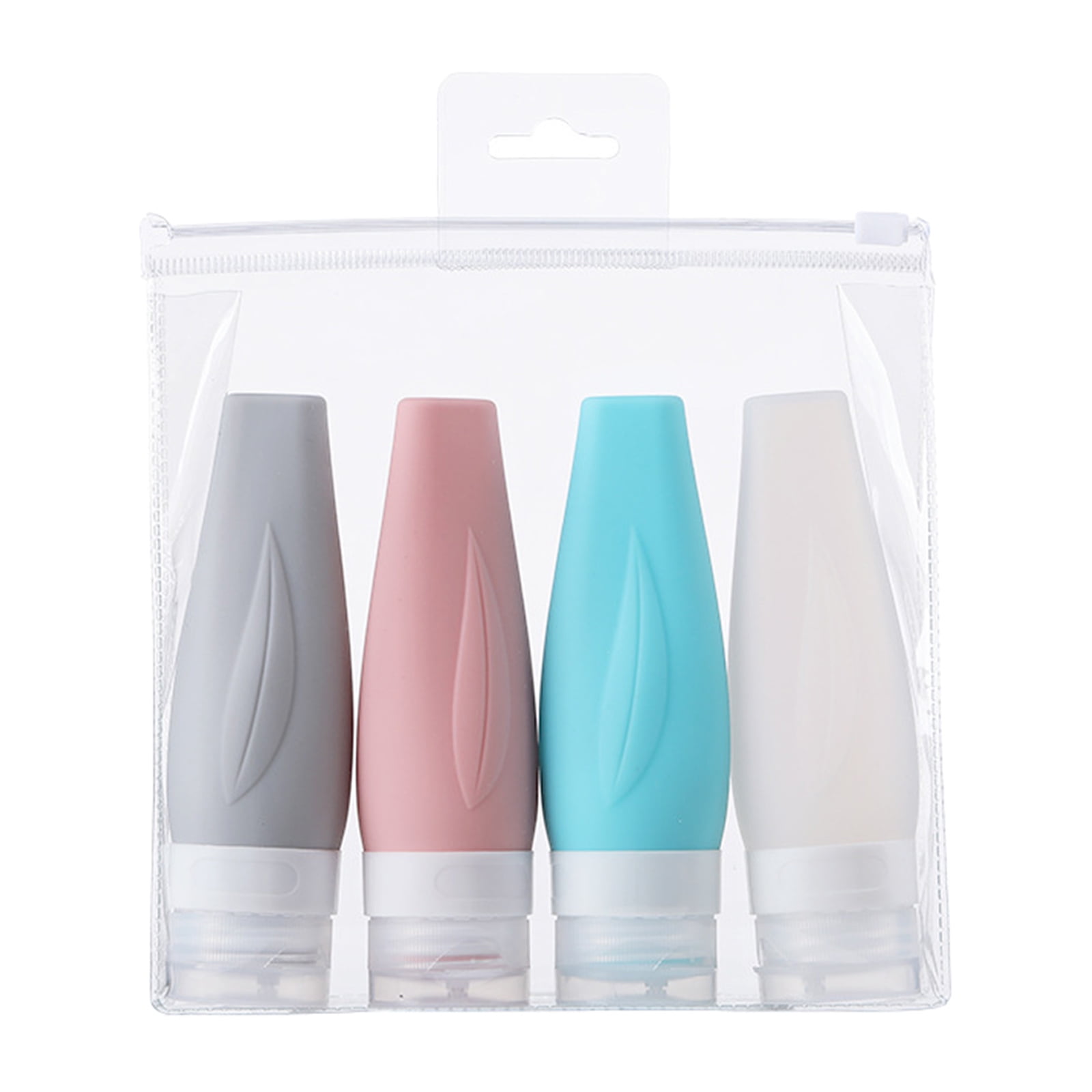 Necvior Squeezable Travel Size Bottles Portable Empty Toiletries ...
