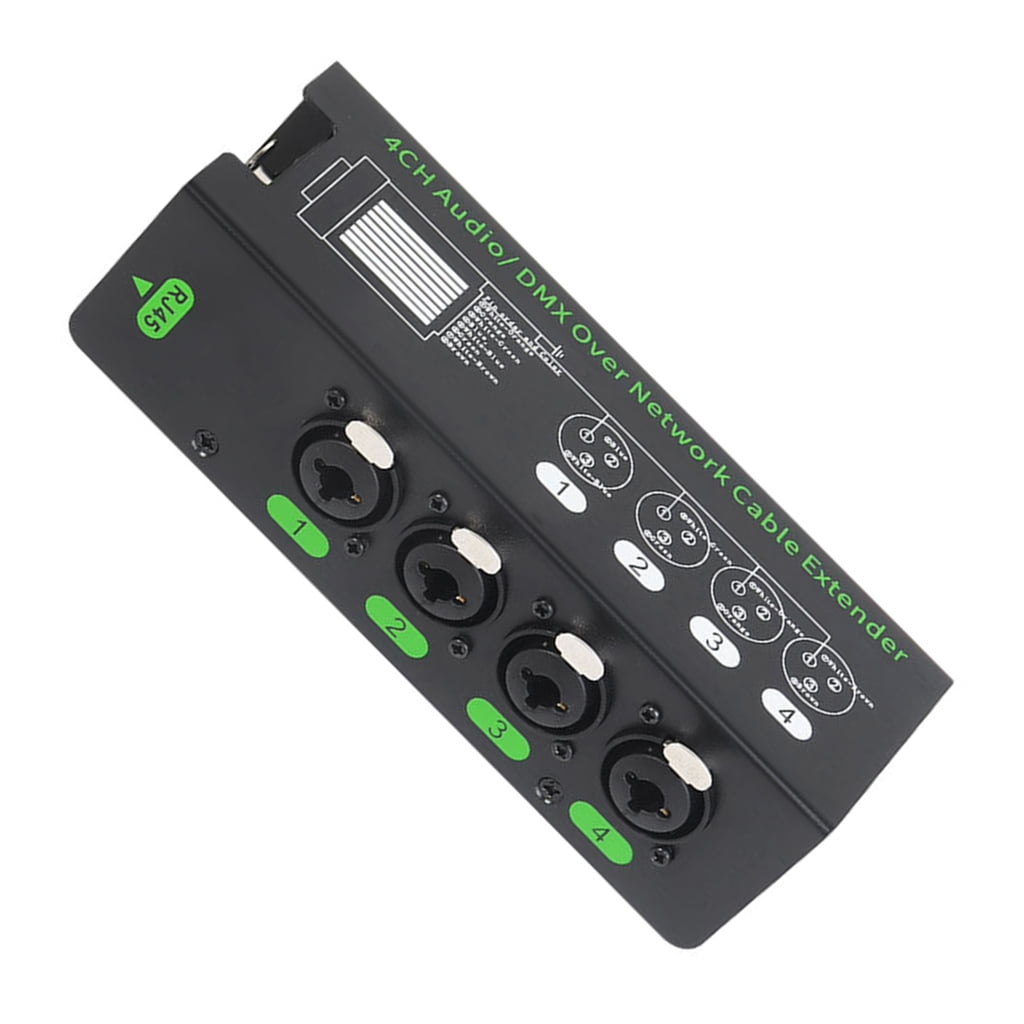 Necvior Stage Sound Lighting Adapter to Ethernet Cable Extension Over ...
