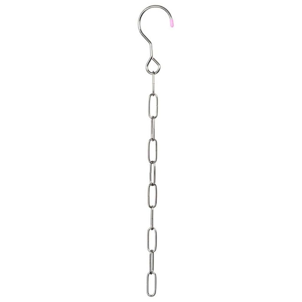 Necvior Stainless Steel Clothes Market Shop Display Hanging Chain Hooks ...